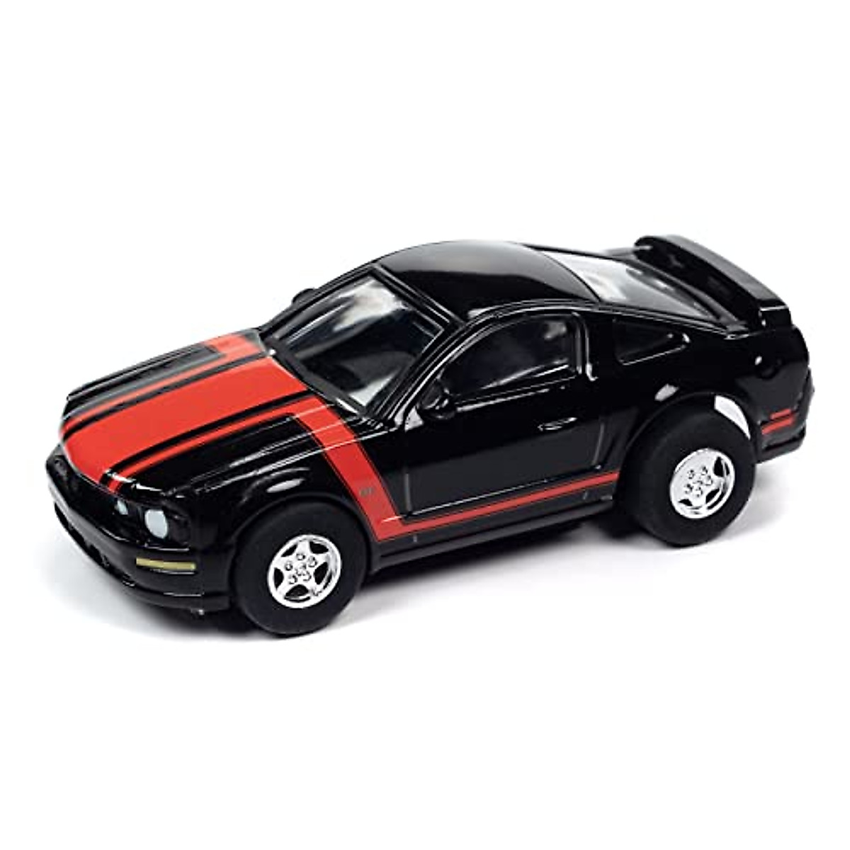 Auto World Super III 2005 Ford Mustang GT (Black) HO Scale Slot Car