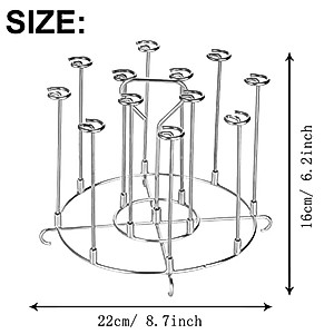 Skewer Stand, For Instant Pot 8 Qt Air Fryer Accessories, Stainless Steel Skewers Rack Holder Compatible with 8 Quart Pressure Cookers and for Ninja Foodi 8 Quart, Kabob Grill Instapot Accessory