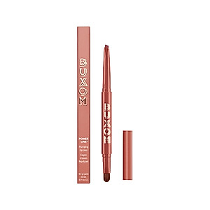 Buxom Power Line Plumping Lip Liner, Long Lasting and Retractable Lip Liner, Moisturizing with Peptides and Vitamin E for Plump, Cruelty Free