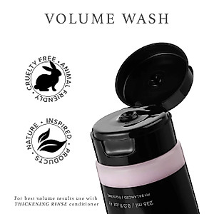 RAINCRY Volume Wash Shampoo – Natural, Professional Hair Product with Salon Stylist Quality for Fine to Normal Hair – 236 mL