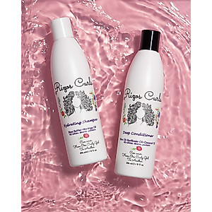 Rizo Curls Shampoo and Conditioner Bundle Pack for Women — 10 Fluid Ounces (Pack of 2) - Moisturizes, Strengthens Every Curl with Natural Products and Vitamins