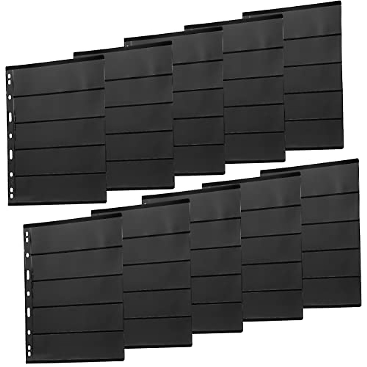 Ciieeo 30 Pcs Sheets Stamp Collection Inserts Stamps Postage Forever Postage Album Binder Sleeves Order Stamps Black Binders Stamp Loose-leaf Stamp Album The Pet A5 Standard Edition