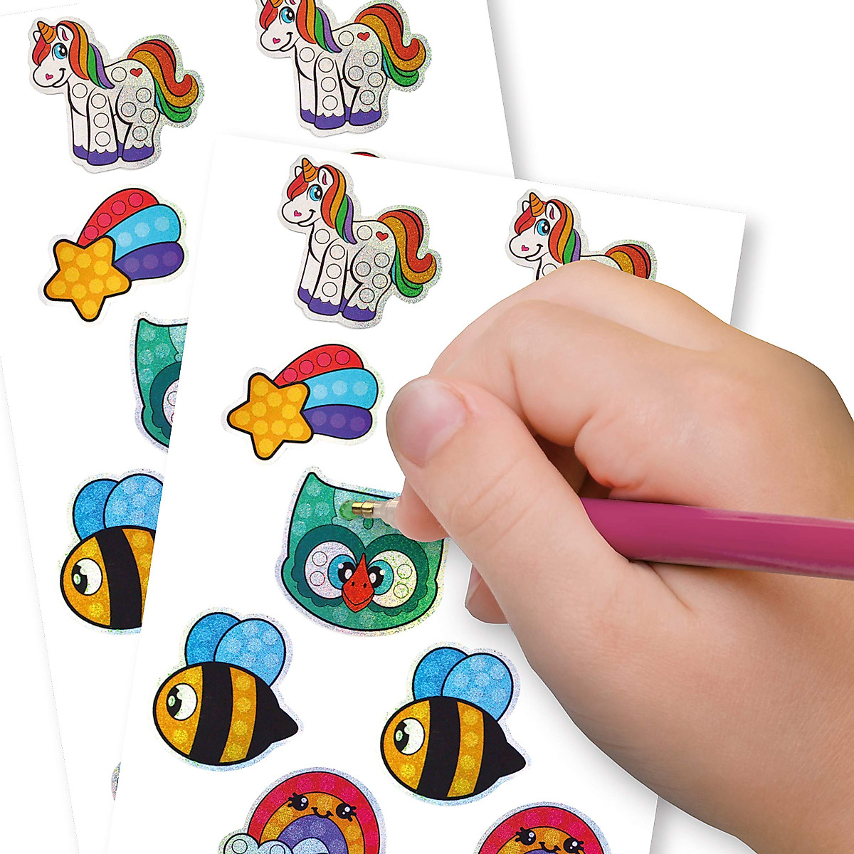 JOYIN 28 Packs Valentine Cards with Gem Diamond Painting Kits Make Your Own Stickers, Valentine's Day DIY Craft, Classroom Exchange Gifts and Prizes, Valentines Greeting Cards Diamond Art for Kids