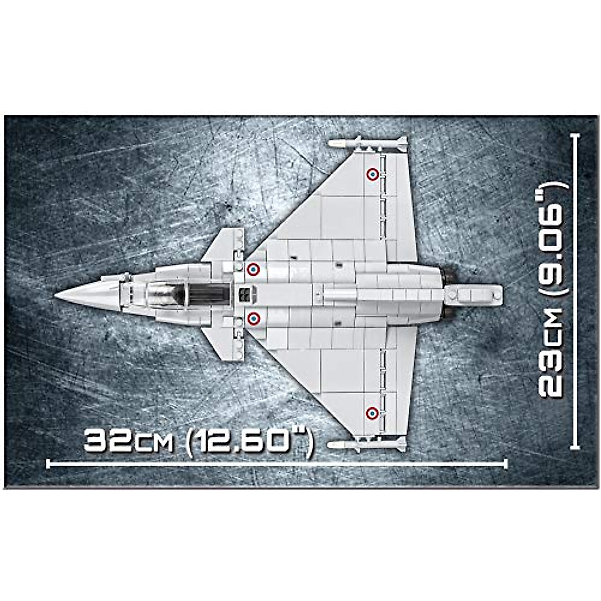 COBI Armed Forces Rafale C Fighter Aircraft, Silver