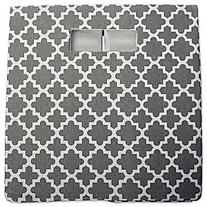 DII Hard Sided Collapsible Fabric Storage Container for Nursery, Offices, & Home Organization, (13x13x13") - Lattice Gray