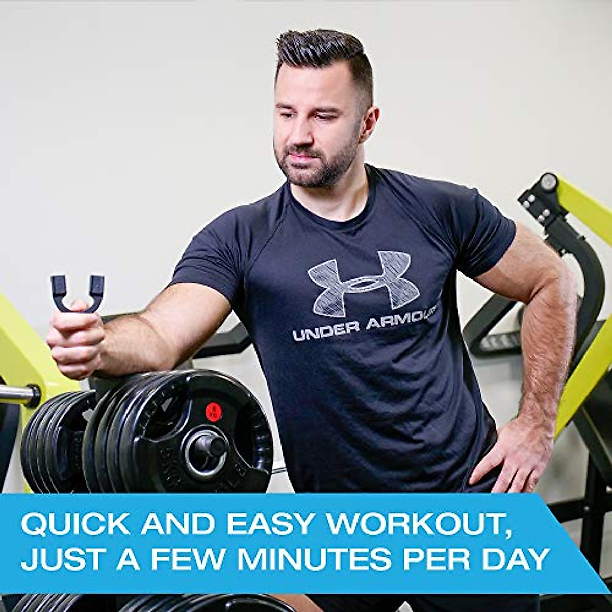 Tilcare Jawline Exerciser Jaw Exerciser for Men and Women That Helps to Workout Your Jaw, Neck and Tone Your face with Exercise - Face Slimmer That Will Chisel Your Jawline - Elite Level 70lb