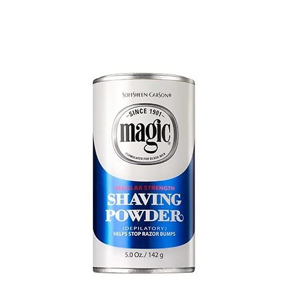 Magic Shaving Powder Blue Regular Strength 5 oz (Pack of 12)