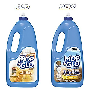 Mop & Glo Professional Multi-Surface Floor Cleaner, Fresh Citrus Scent, 64 Oz