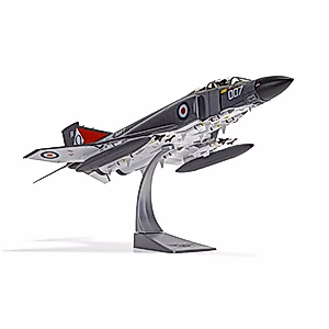 Corgi Diecast Mcdonnell Douglas Phantom FG.1 HMS Ark Royal 1:48 Military Aircraft Display Model AA27901, Black