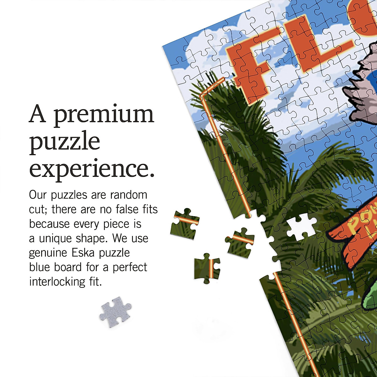 Daytona Beach, Florida, Destinations Sign (1000 Piece Puzzle, Challenging Jigsaw Puzzle for Adults, Made in USA)