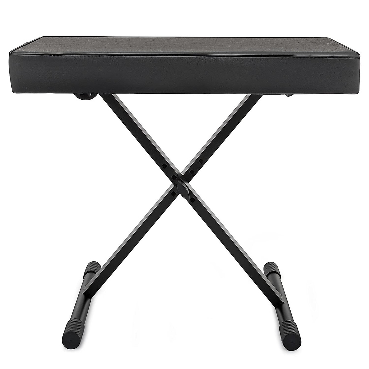 Korg B2 88-Key Electronic Keyboard Digital Pianos-Home (Black) Bundle with Stand, Bench, Sustain Pedal, and Headphones (5 Items)