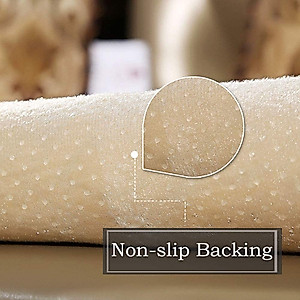 LUFEIJIASHI Luxury Couch Arm Covers,Washable Armrest Covers for Sofa,Anti Slip Recliner Chair Arm Covers Protectors for Leather Sofa Arm Cover Set of 2 (FLKF-Coffee)