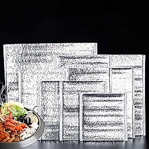 10PCS Thermal Insulated Bags,Disposable Food Delivery Pouch Aluminum Foil Food Pouches Thermal Bag(35 x 40cm)