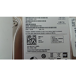 G1XNT Dell 1tb SATA 3.5 7200rpm