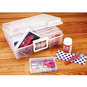 Recollections Photo Box & Craft Keeper (Clear)