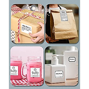 Phomemo Thermal Labels-for M110/M221/M220/M120/M200/M110S,1.57"x1.18"(40x30mm),230 Labels/Roll, for Barcode/Address/Mailing/Logo/Business/Home Tag