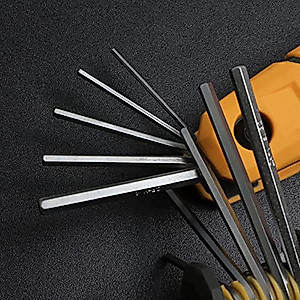 MULWARK 17pcs Folding Allen Wrench Set | Metric & Standard SAE - Allen Key Set Tool | 2 Pack Portable Hex Key Set for Basic Home Repair and General Applications