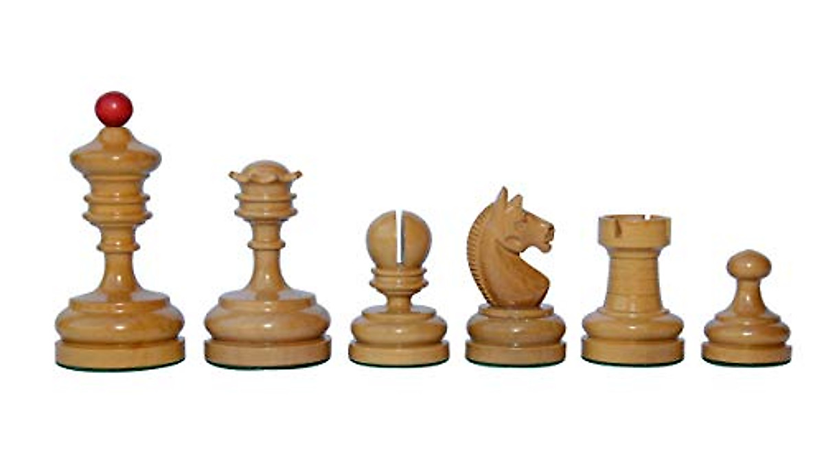 Vintage 1930 German Knubbel Chess Set by Staunton Castle