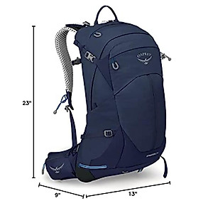 Osprey Stratos 24L Men's Hiking Backpack, Cetacean Blue