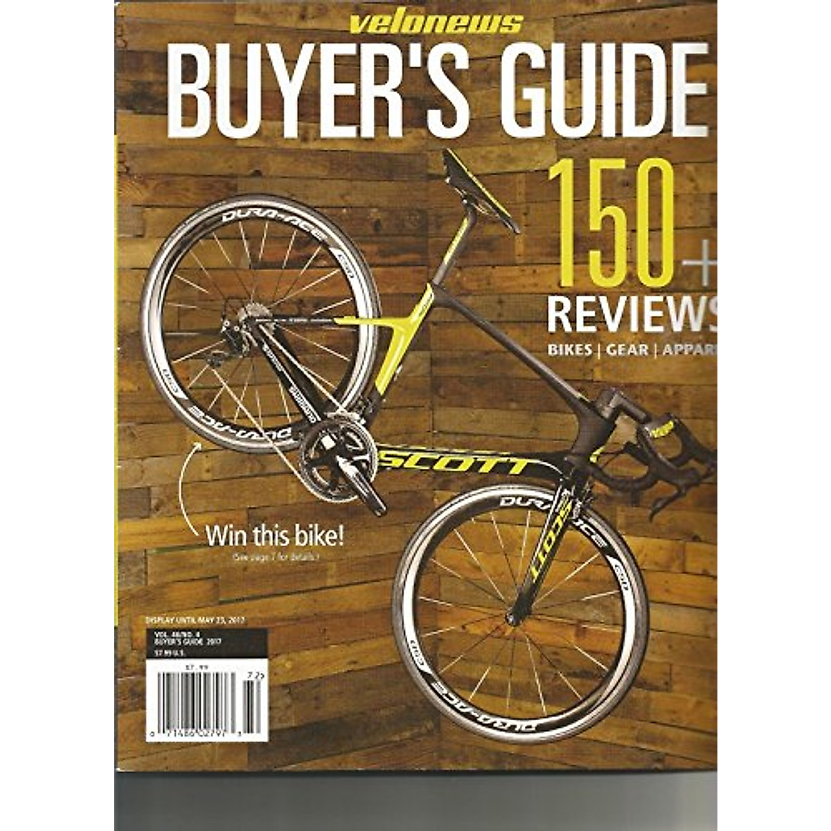 VELONEWS MAGAZINE, BIKER'S GUIDE, 2017, VOL. 46, NO. 4