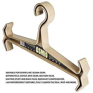 YCJ OSMIO Heavy Duty Hanger for Plate Carrier, 2 Pack (Tan+Black)