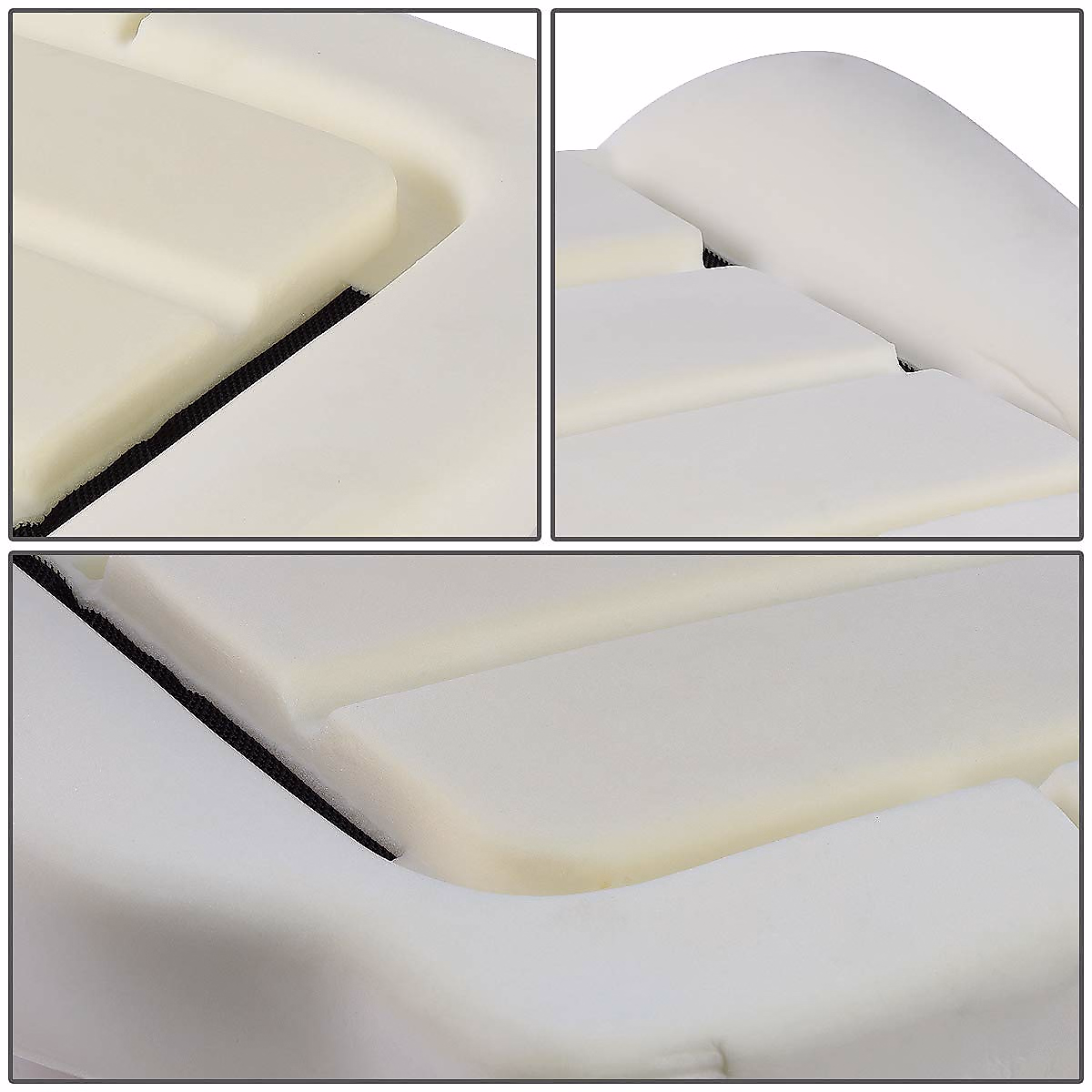 Auto Dynasty Front Driver Side Bucket Seat Bottom Lower Cushion Pad Replacemet Compatible with 01-07 Ford Super Duty