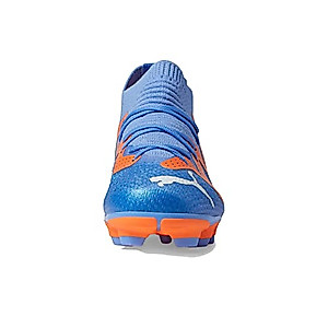 PUMA Future Pro Firm Ground/Artificial Ground (Little Kid/Big Kid) Blue Glimmer/Puma White/Ultra Orange 13 Little Kid M