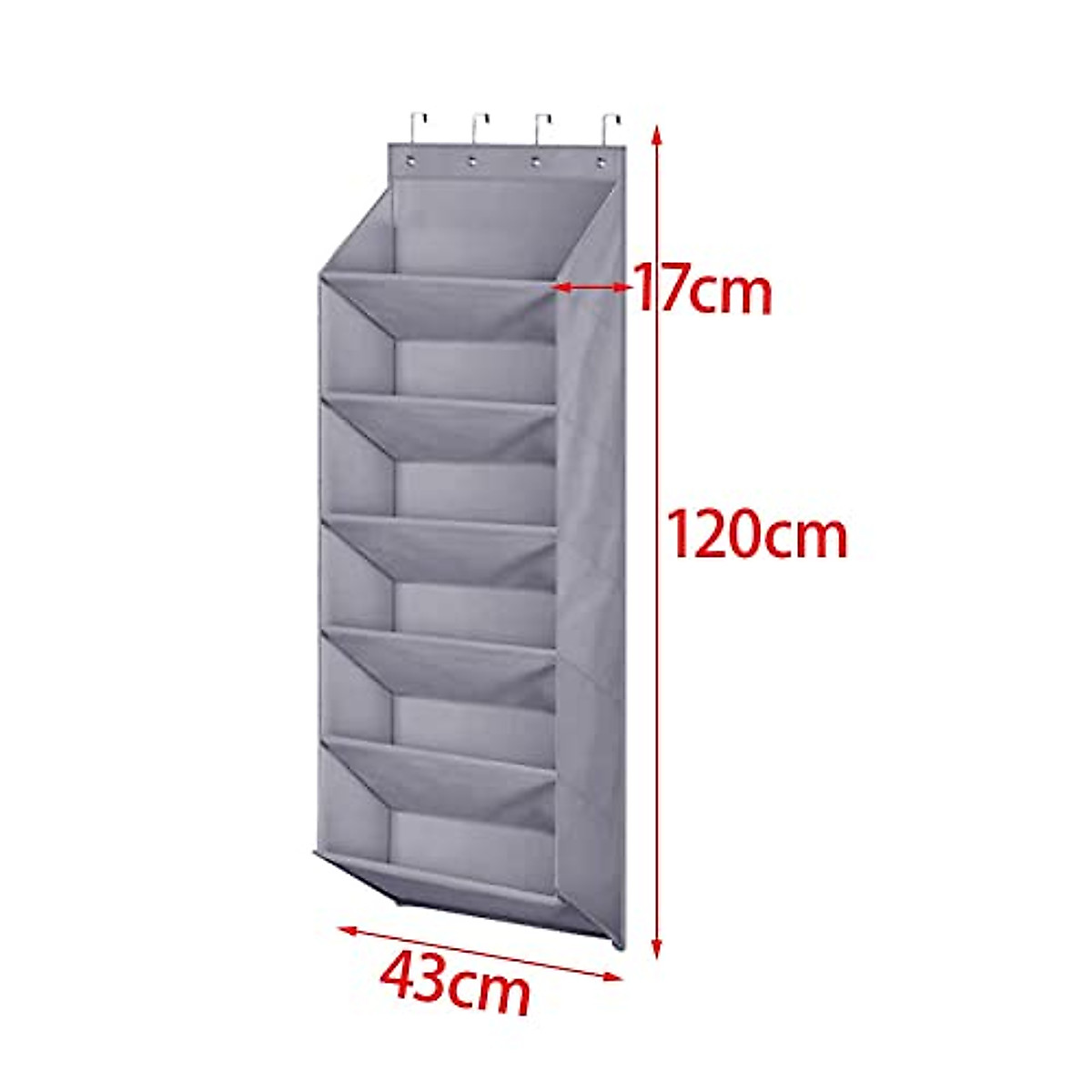 Yajuyi Hanging Storage Bag Large Deep Pockets Door Shoe Rack Foldable Hanging Shoe Organizer over The Door Shoe Organizer for Crafts Baby Items