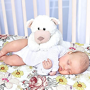 Crib Sheet Jersey Cotton, Fitted Cotton Baby & Toddler Universal Crib Sheets, Floral Crib Sheet Set