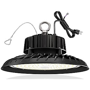 Super Bright 300 Watt High Bay Led Lights 43500LM 5000K, 30% Brighter Than Normal LED, 0-10V Dimmable UL Listed for Commercial Warehouse Shop Factory Barn Garage Lighting AC100-277V, IP65
