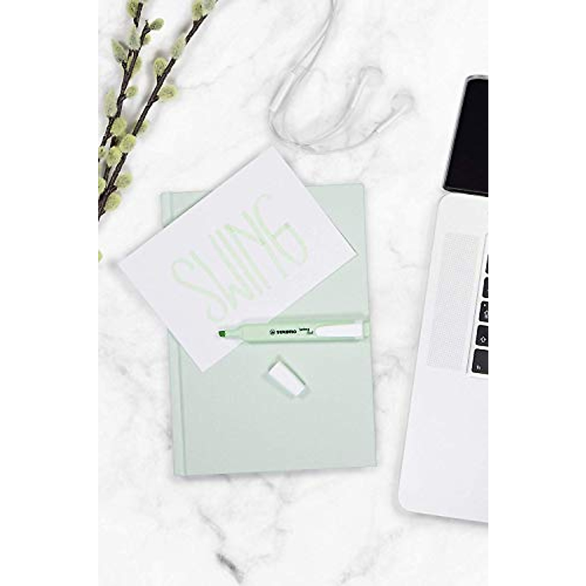 STABILO Highlighter swing cool Pastel - Wallet of 6 - Assorted Colors