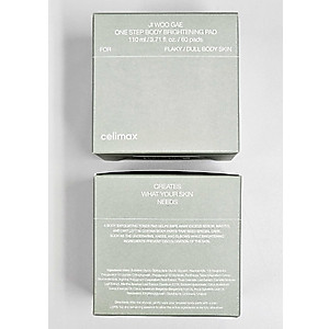 celimax Ji.Woo.Gae ONE STEP Body Brightening Pad | Exfoliating Pad for Body, For Armpit Under Arm, Knee & Elbow, with Green Tea & White Truffle,110ml (60 pads)