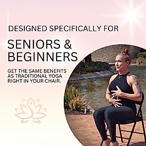 CHAIR YOGA FOR SENIORS DVD + Poster + Bonus Yoga DVD. Strength- Energize- Healing- Relieve Stress. Chair yoga DVD for beginners. Yoga chair exercises for seniors DVD. Yoga videos for beginners DVD.