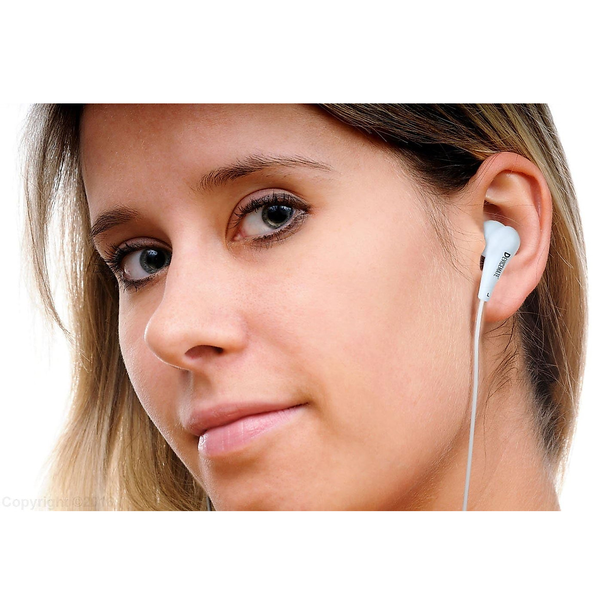 DEVICEMATE in-Ear Wired Earbuds Durable Earphones Headphones_Best Ear Buds Ear Phones for Cellphone Smartphone Tablet MP3 MP4 CD DVD Player Laptop Notebook PC Computer. No Mic. Red Case