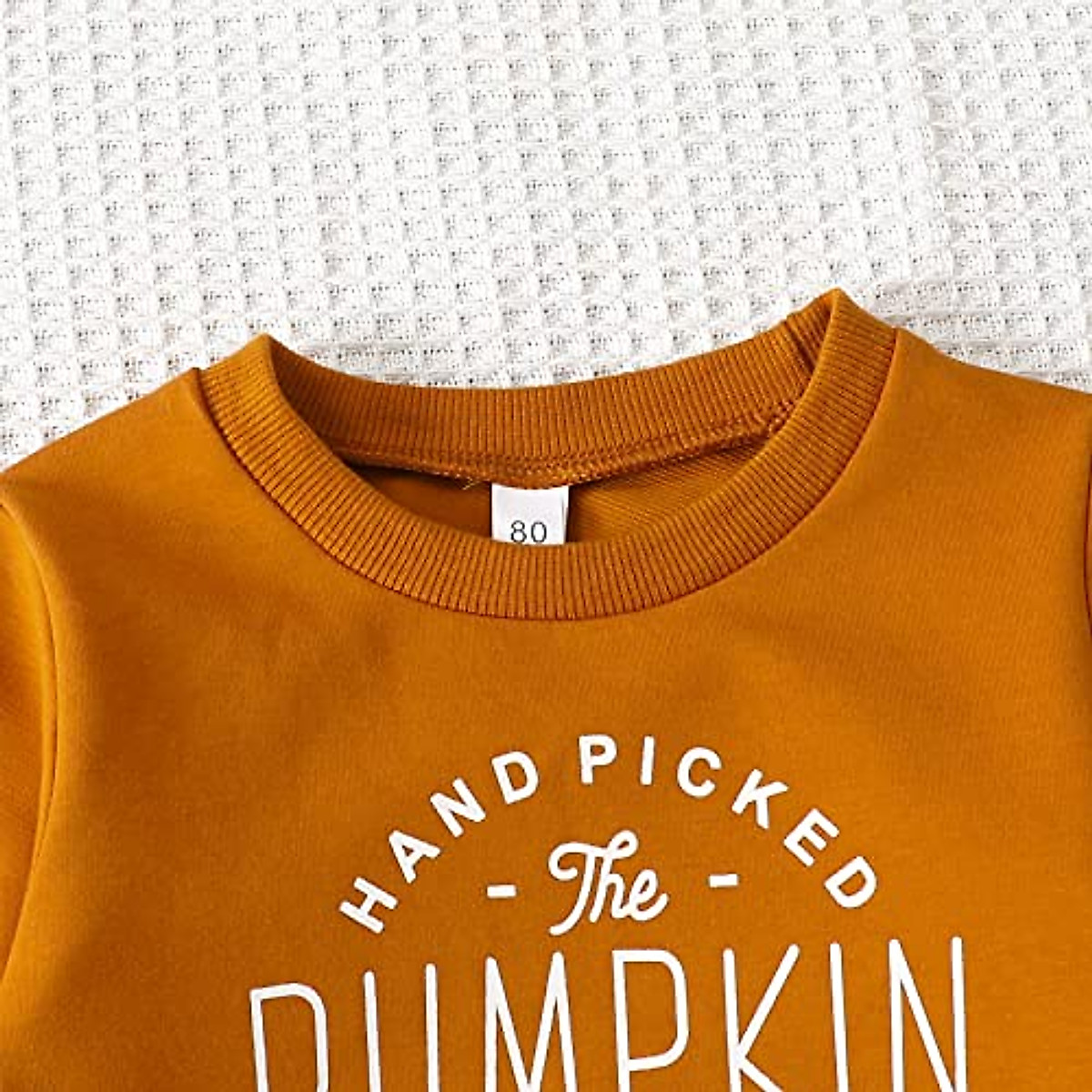 BOEBNOZCV Toddler Boy Girl Halloween Pumpkin Patch Sweatshirt Outfit Long Sleeve Oversized Sweater Shirts Fall Blouse Clothes (Brown Pumpkin Sweatshirt,7-8 Years)