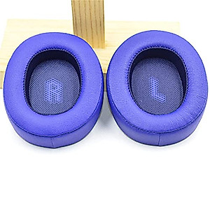 E55BT Ear Pads Replacement Earpads Ear Cushion Pads Compatible with JBL E55BT Over-Ear Wireless Headphones (Blue)