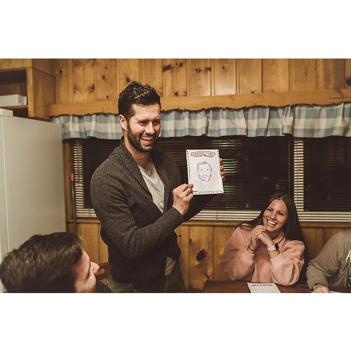 Doodle Face Game - New Hilarious Game of Drawing Your Friends and Family - A Drawing Game for Families - Stay at Home Date Night Party Game for 3-20 Players - Fun for All Ages and Skill Levels