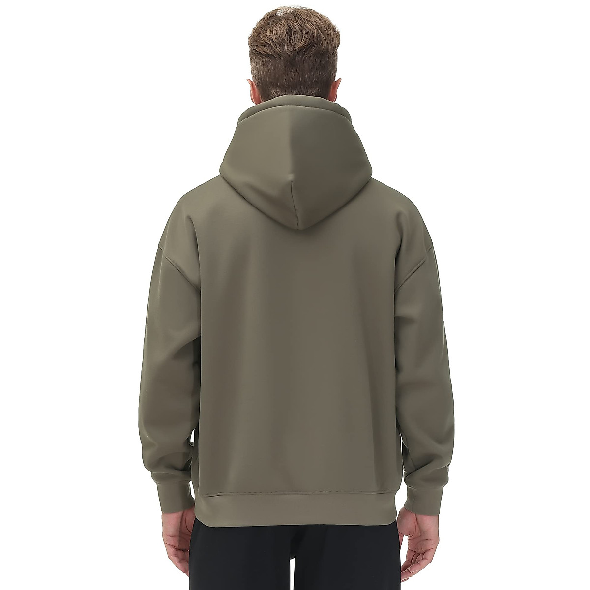 THE GYM PEOPLE Men's Fleece Pullover Hoodie Loose Fit Ultra Soft Hooded Sweatshirt With Pockets Grey