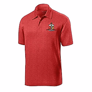 Kappa Alpha Psi Contender Polo X-Large Scarlet Heather