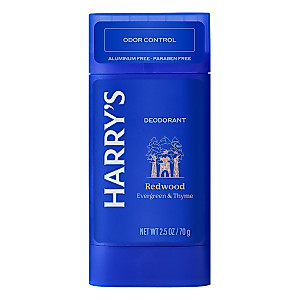 Harry's Aluminum Free Deodorant for Men - Odor Control, Redwood Scent, 2.5 Oz, 3-Pack, Men Deodorant Aluminum Free