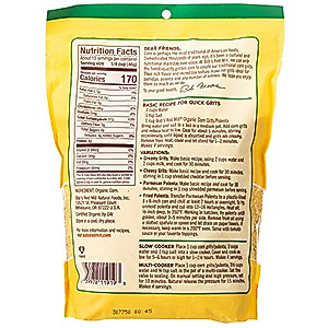 Bob's Red Mill Organic Corn Grits/ Polenta, 24 Oz