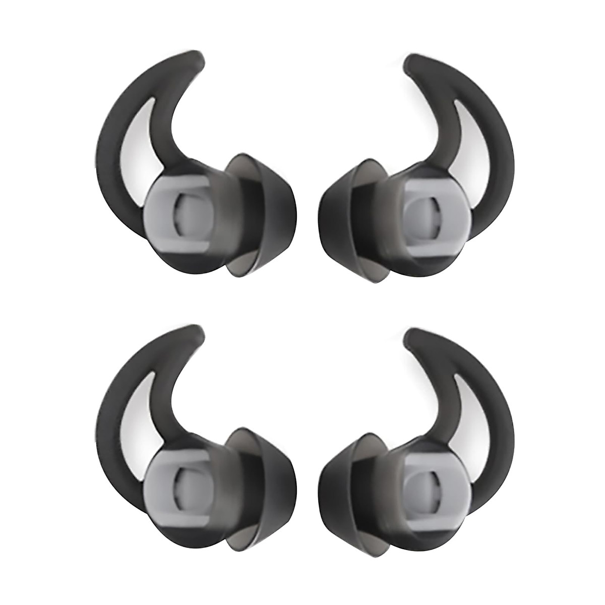 NATEFEMIN 2 Pairs Soft Medium Size Earbuds for Bose QC30/QC20/QC20i/SoundSport SIE2i IE2 IE3