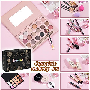 Makeup Sets Teens Makeup Kit for Women Full Kit Makeup Kits for Women Gift Eyeshadow Palette Concealer Palette Lipgloss Foundation Concealer Powder