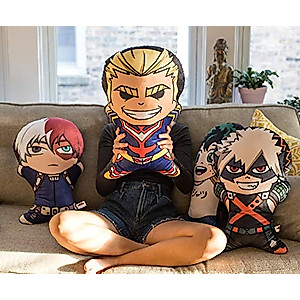 Official My Hero Academia Character Pillow - 20-Inch All Might Doll Body Replica - Gift for Friends, Family, and Fans - Bed, Couch, Room Decoration - Soft Throw Cushion - Licensed Merchandise