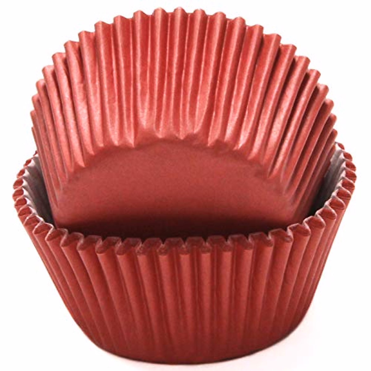 Chef Craft Classic Cupcake Liners, 50 Count, Dark Red