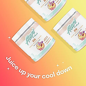 Alani Nu BCAA Branched Chain Essential Amino Acids Supplement Powder, Muscle Recovery Vitamins for Post-Workout, Sour Peach Rings, 30 Servings