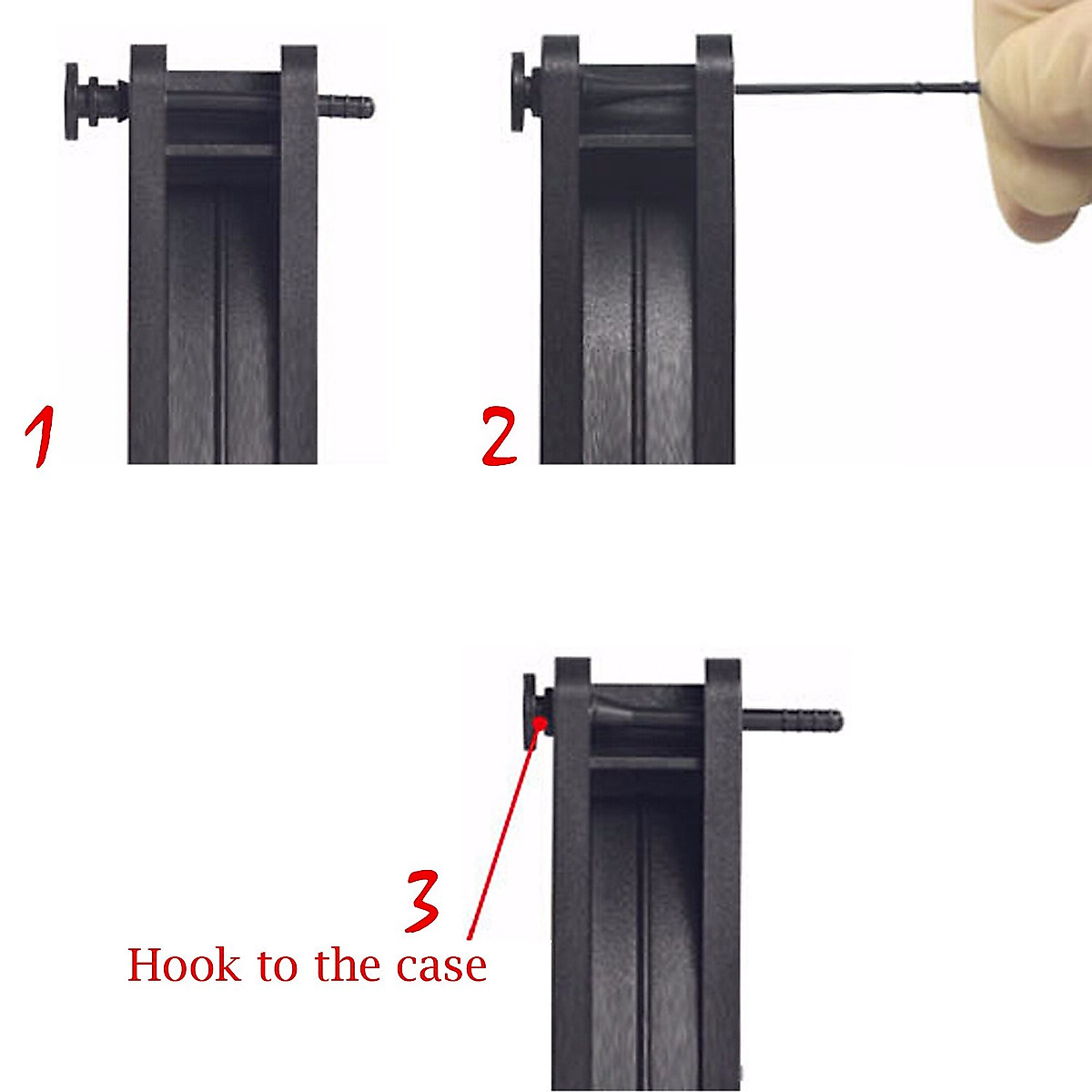 Honbay 20PCS PC Case Fan Soft Silicone Anti Noise Reducing Vibration Screws Fan Rivet for PC Case Fan or CPU Fan