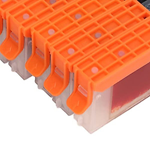 FTVOGUE 250‑251 Multi Colors Ink Cartridge Replacement Printer Inkjet Cartridges for PIXMA (BK BK C M Y GY 6 Colors)