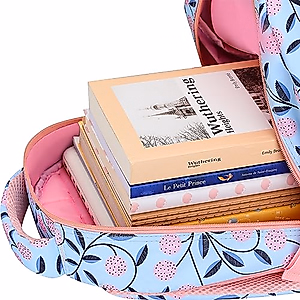 MYGOO Boys Vibrant School Backpack | Archibald Collection | 17" Tall 24L | Camo Blue