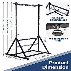 DEERFAMY Freestanding Bike Storage Rack Max 8 Bikes, 600Lbs Load Capacity, Heavy-Duty Solid Steel Bike Racks for Garage for Home and Garage Organizer